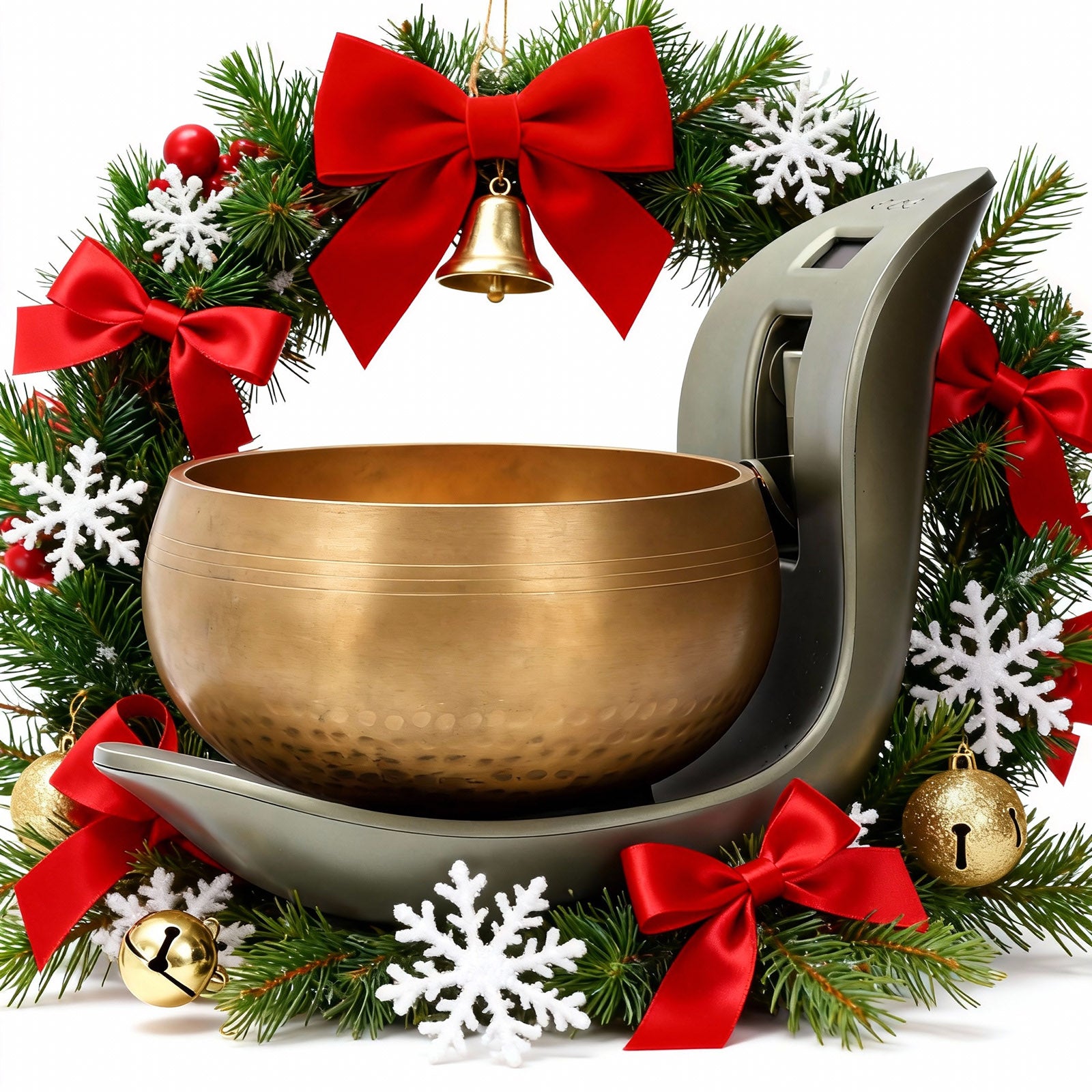 Automatic Singing Bowl | Handmade Tibetan Meditation Bowl with Smart ...